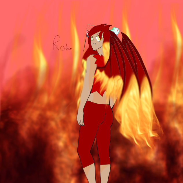 Rodan gijinka ˗ˋˏ ♡ ˎˊ˗ - ibisPaint