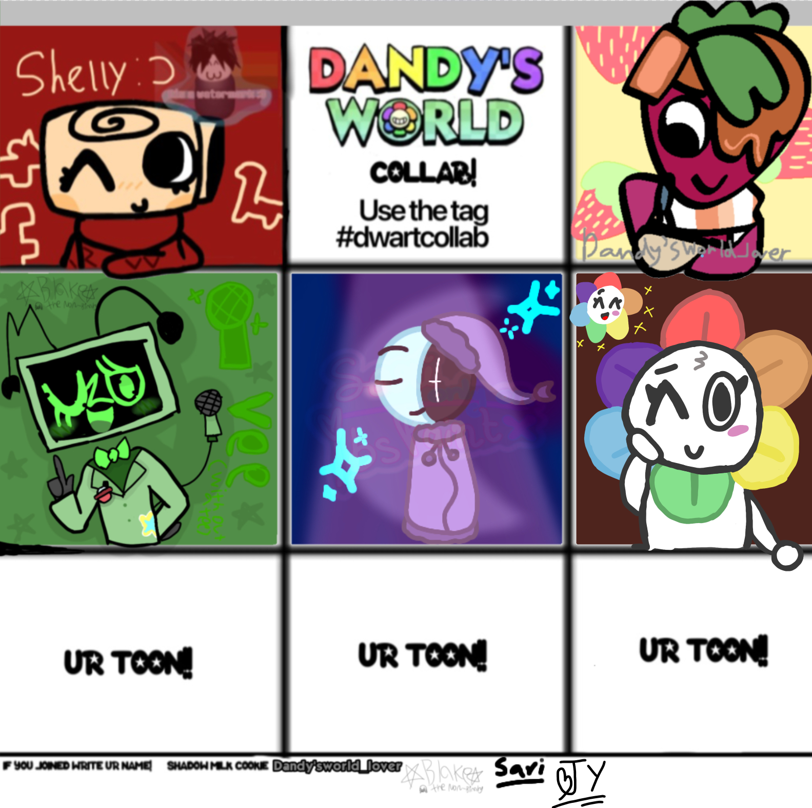 dandy’s world collab - ibisPaint