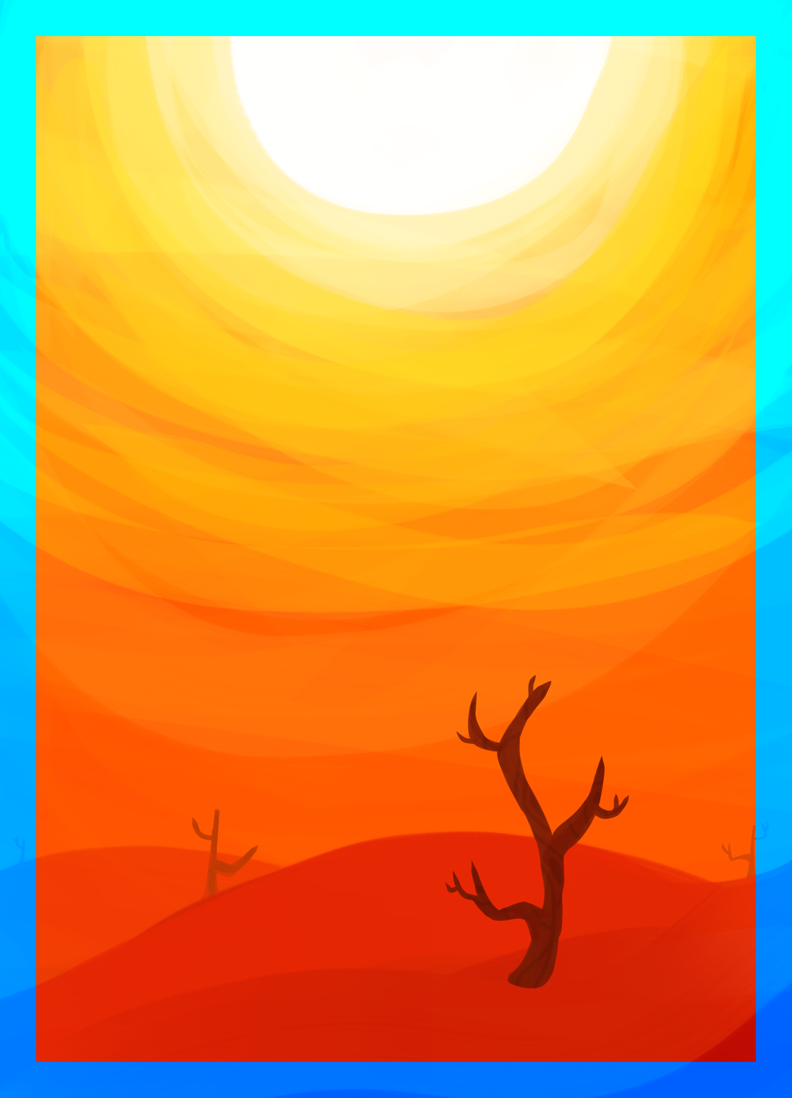 Desert Landscape - ibisPaint