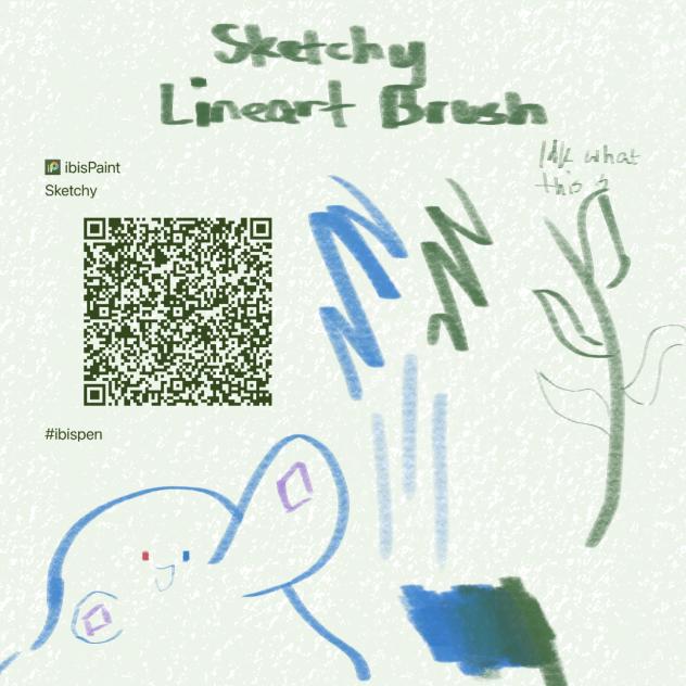 Sketchy Lineart Brush - ibisPaint