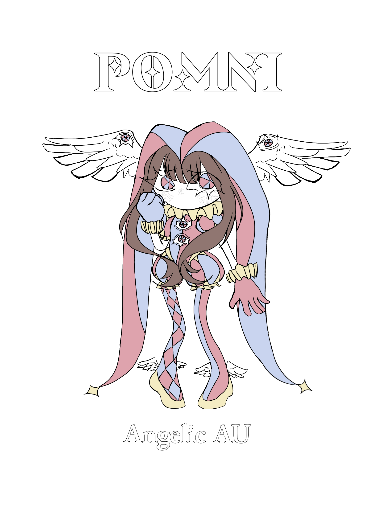 Pomni Angelic AU - ibisPaint