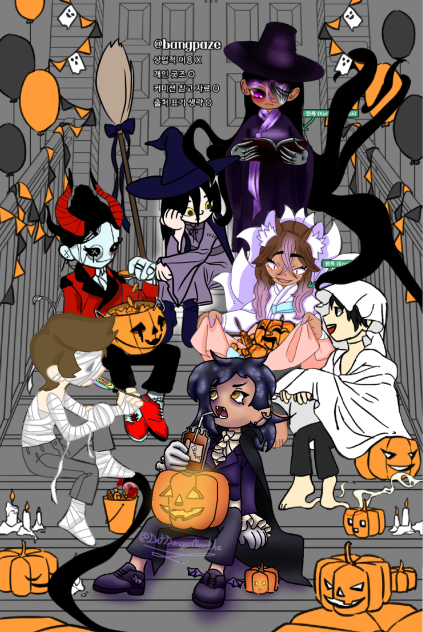 Halloween collab - ibisPaint