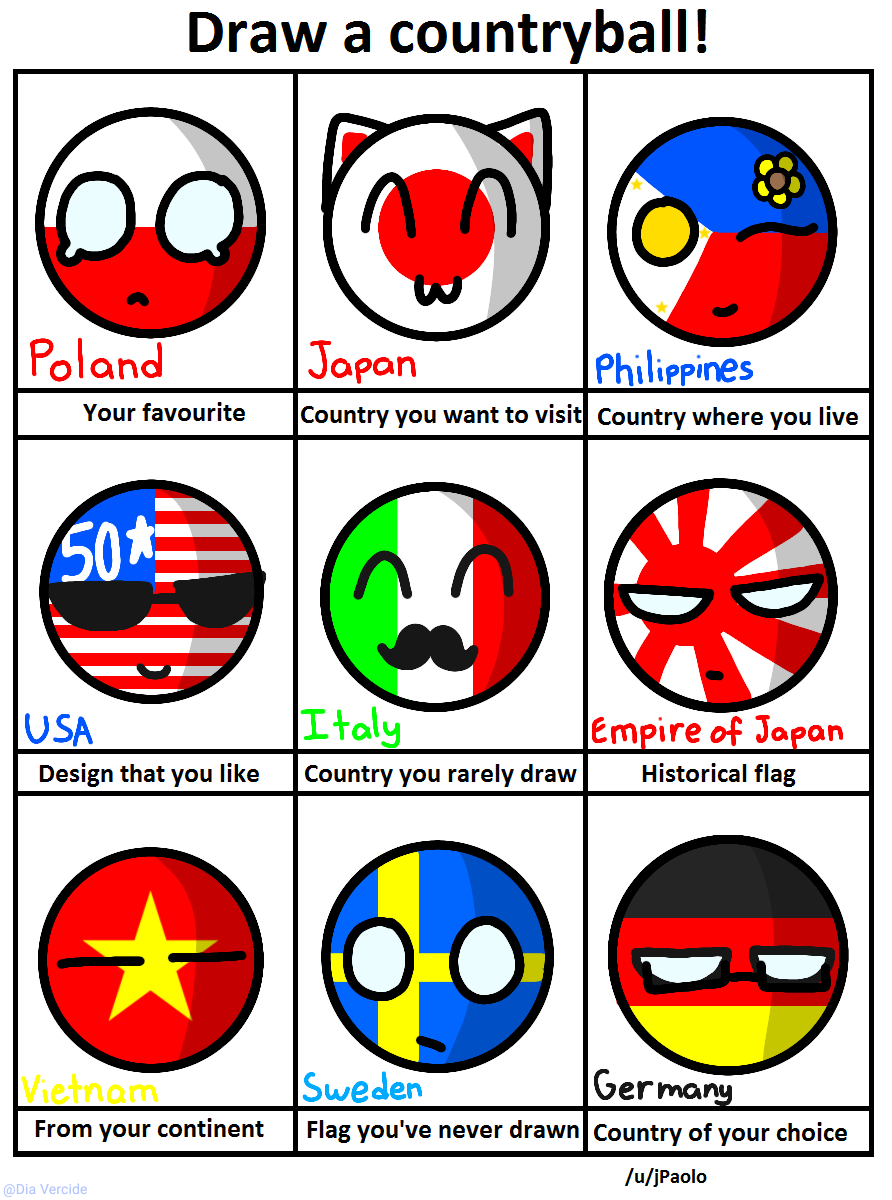 draw a countryball - ibisPaint