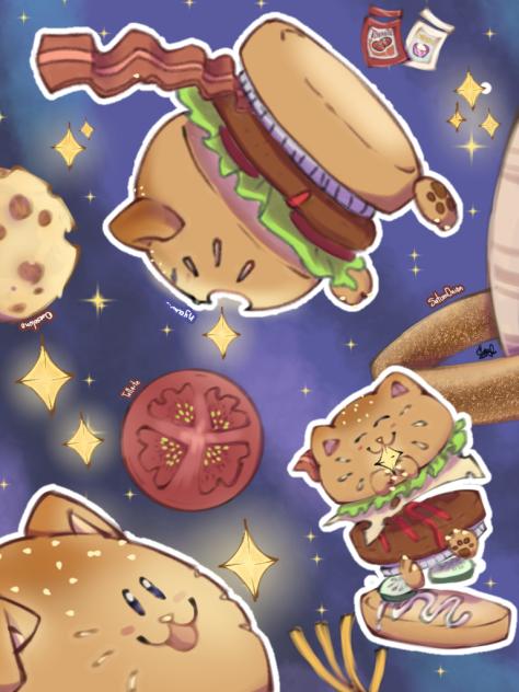 Michi-burgers - ibisPaint