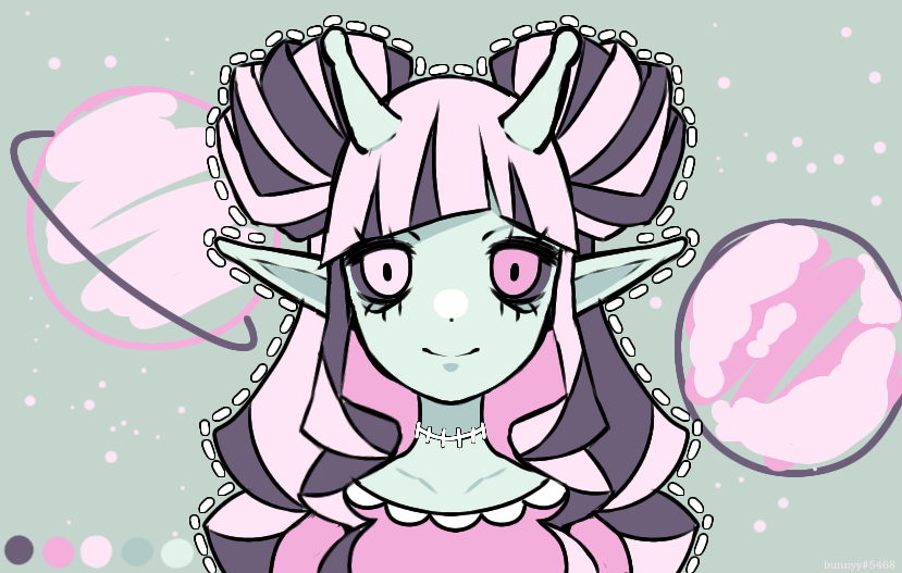 alien girl - ibisPaint