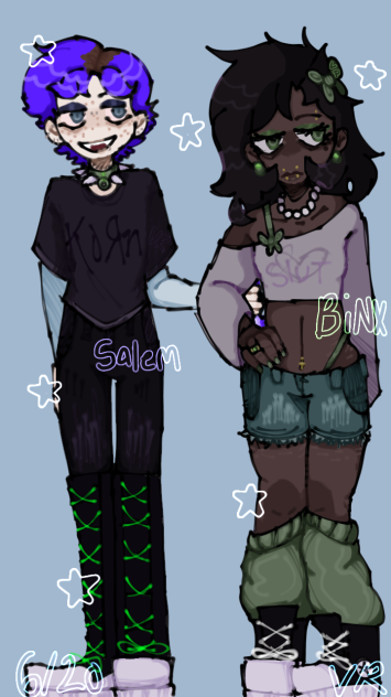 Salem & binx - ibisPaint