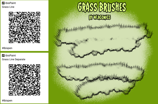 Grass Brushes - ibisPaint