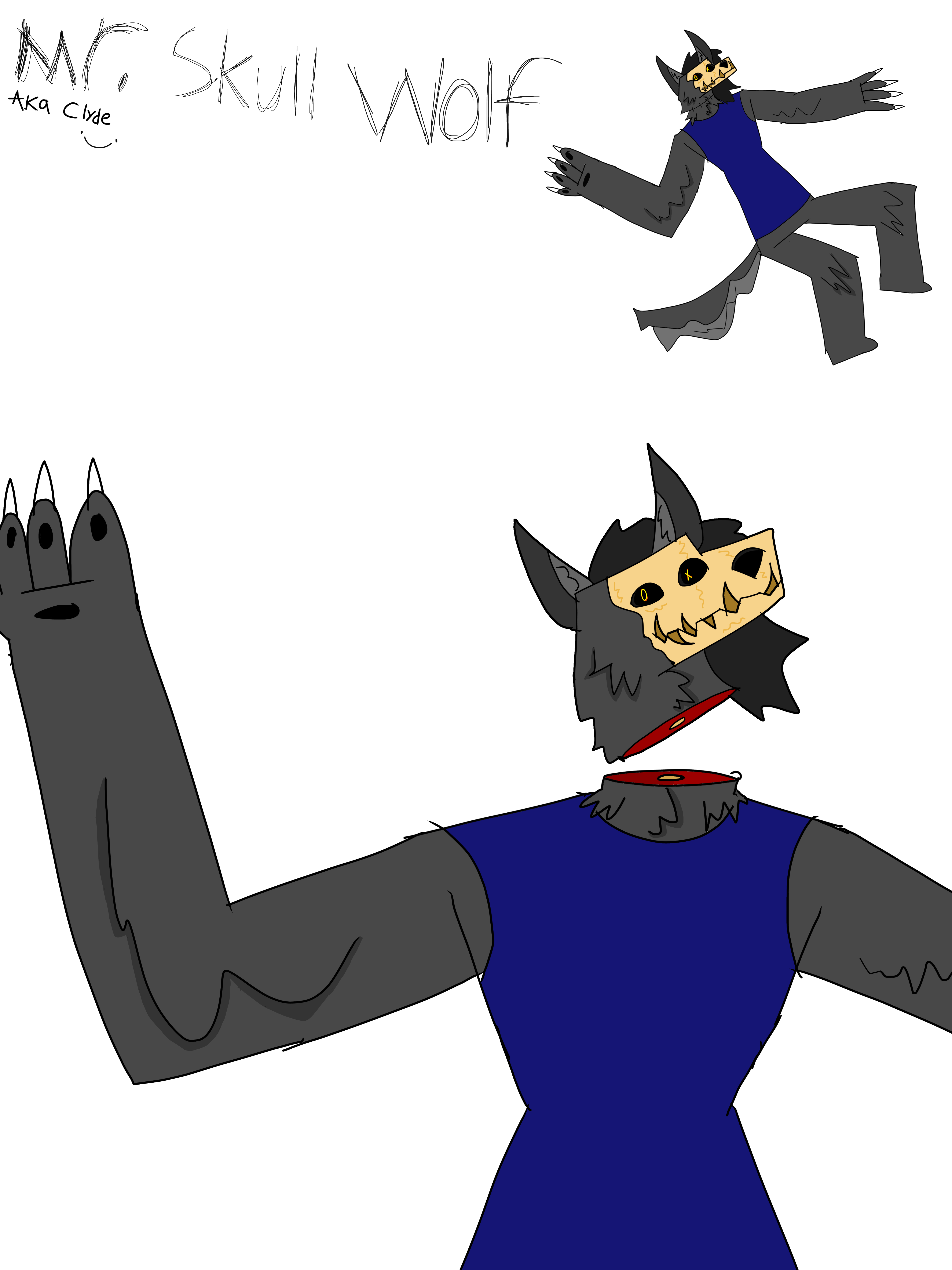 Edgy wolf from heck - ibisPaint