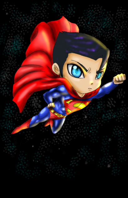 Chibi Superman - ibisPaint