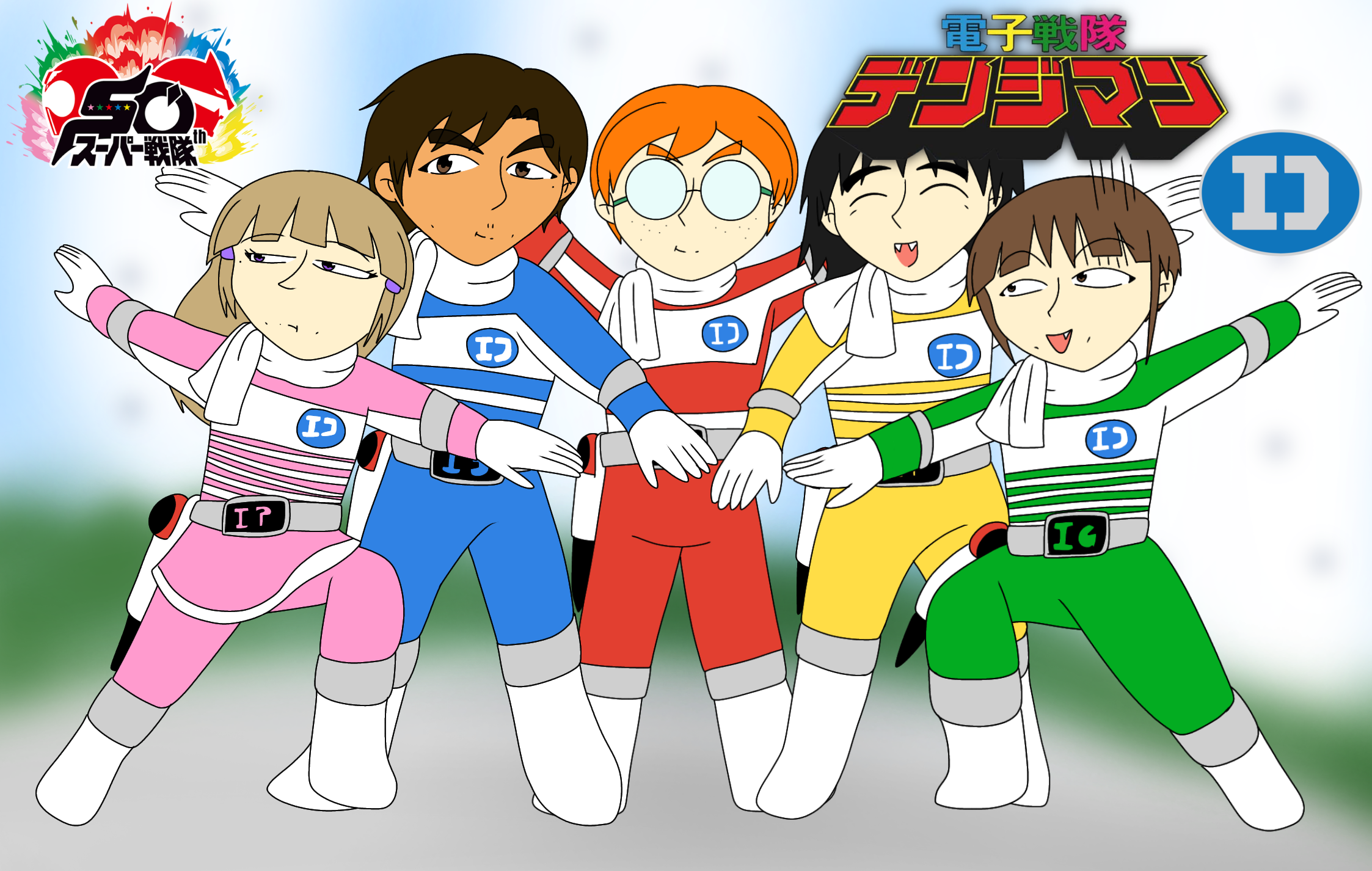 Denshi Sentai Denziman - ibisPaint