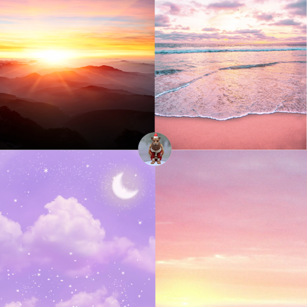 Sunrise, Sunset, Night, Day - ibisPaint