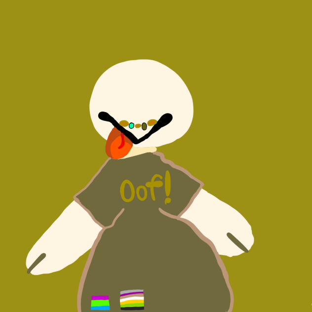 Oof! I think I’m stuffed after lunch! - ibisPaint