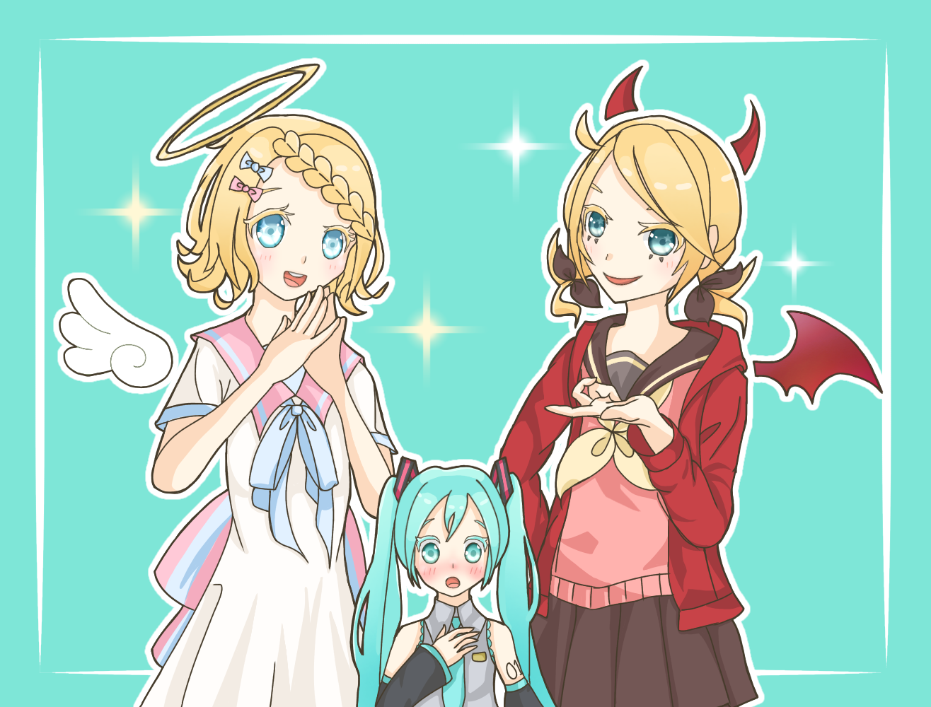 I can be your angle or yuor devil - ibisPaint