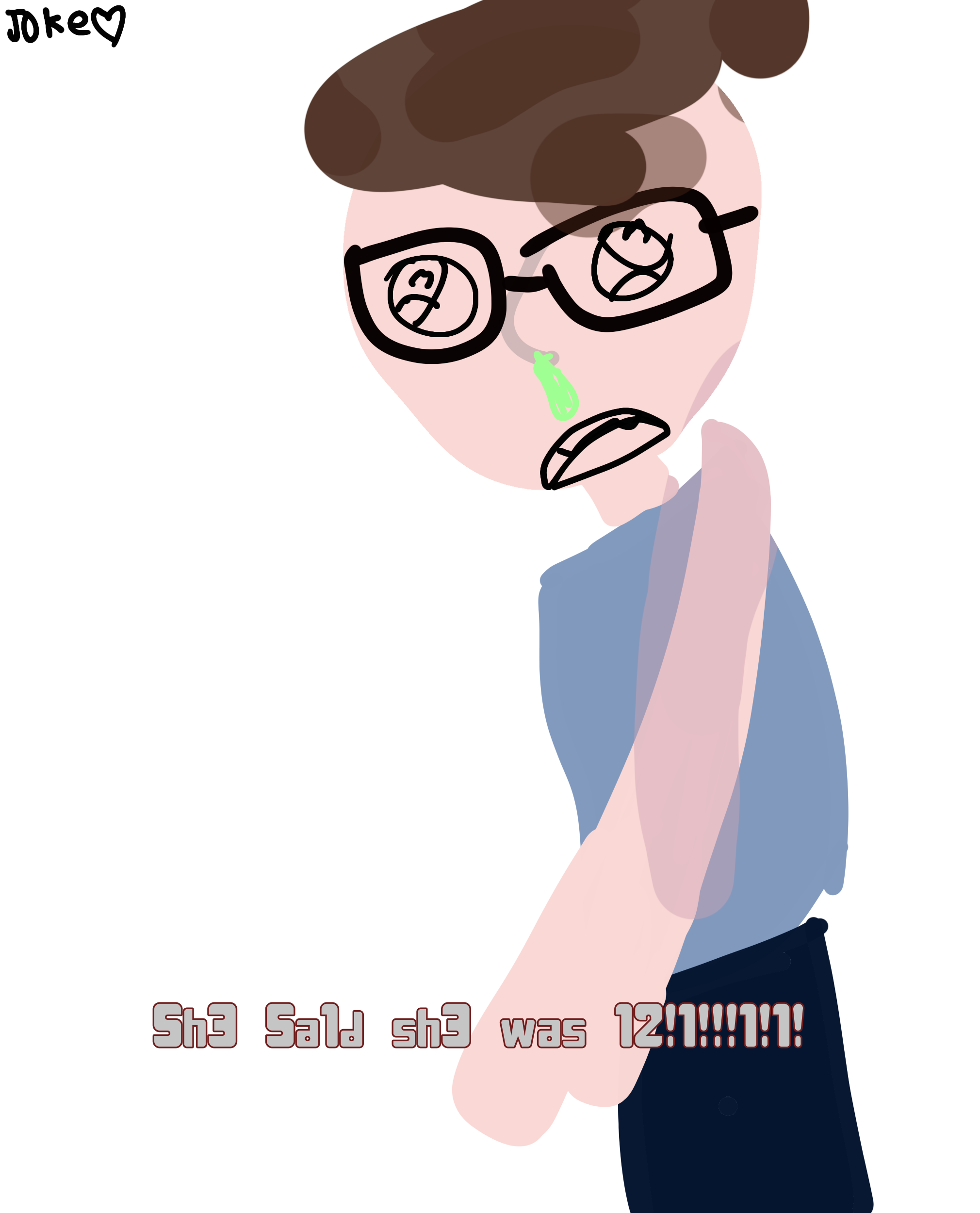 SHE SAID SHE WAS TWELVE - ibisPaint