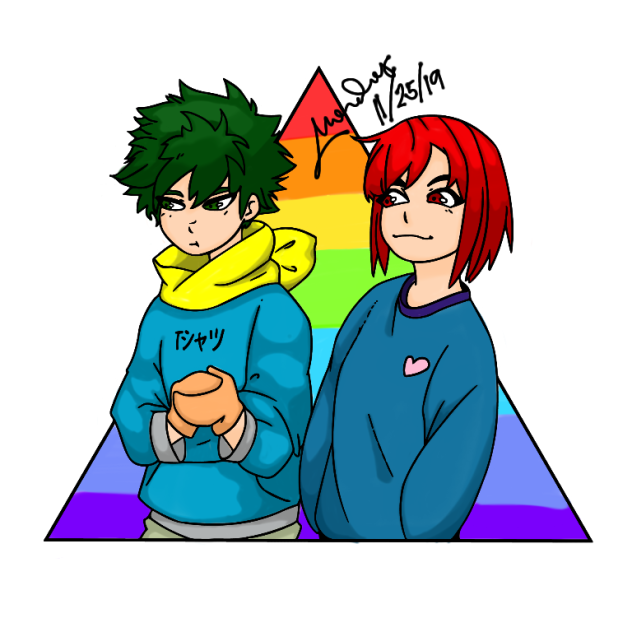 Kiri and Deku ;) - ibisPaint