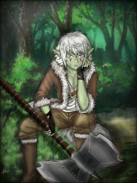 Warrior Goblin - ibisPaint