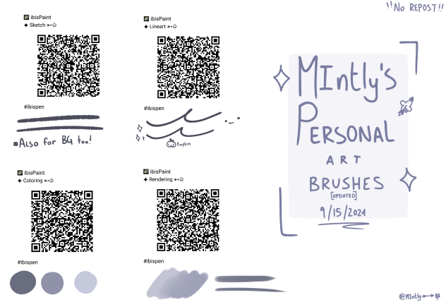 My Personal Art Brushes ♧ - ibisPaint