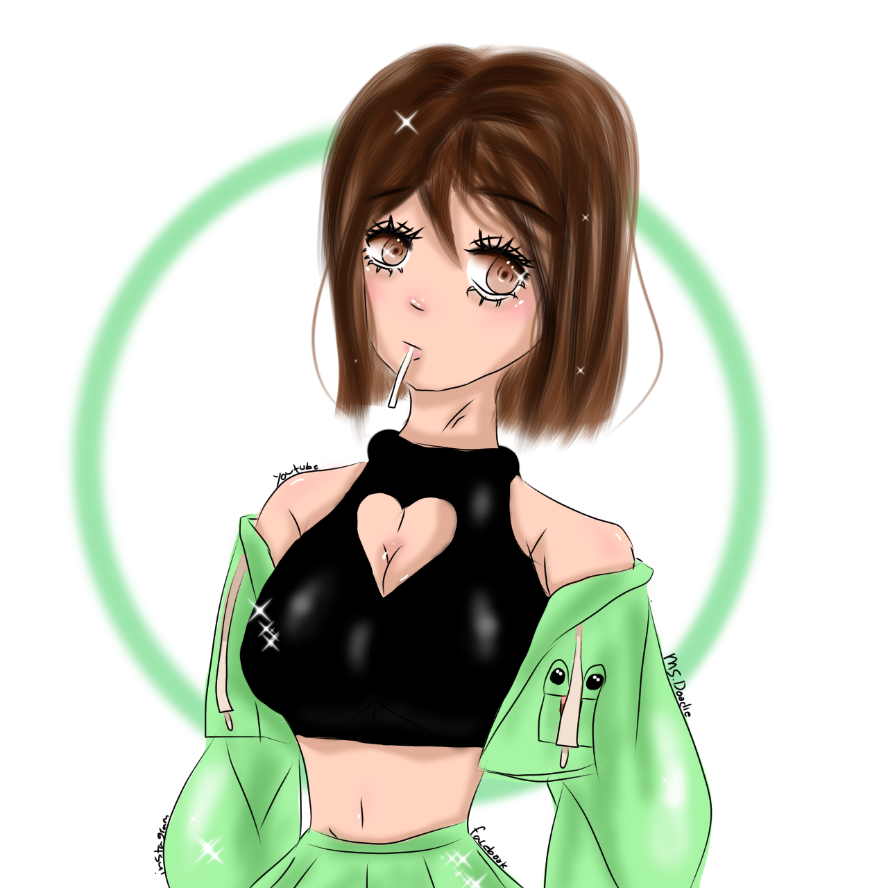 Frog girl 🐸 - ibisPaint