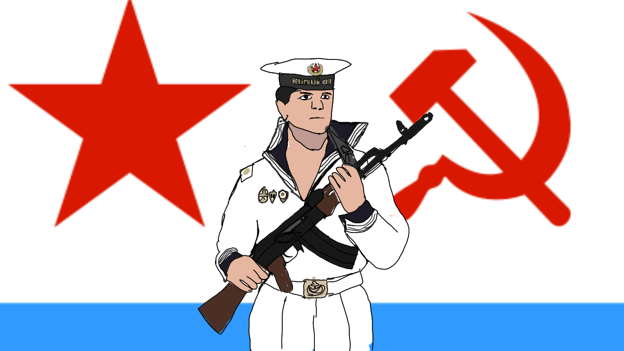 Soviet Navy Soldier - ibisPaint