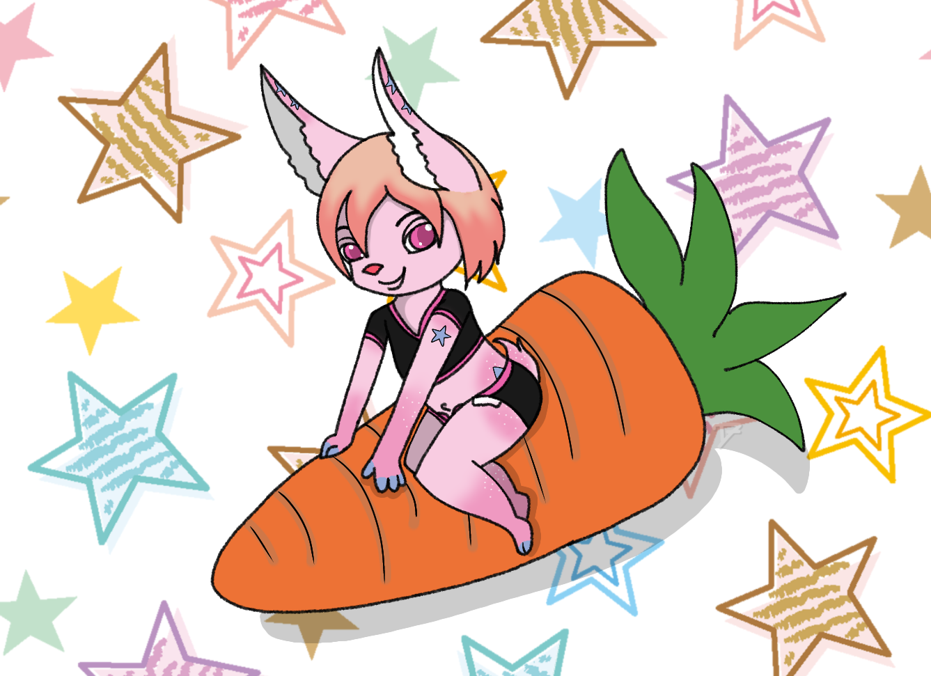 Pancake ridding carrot - ibisPaint