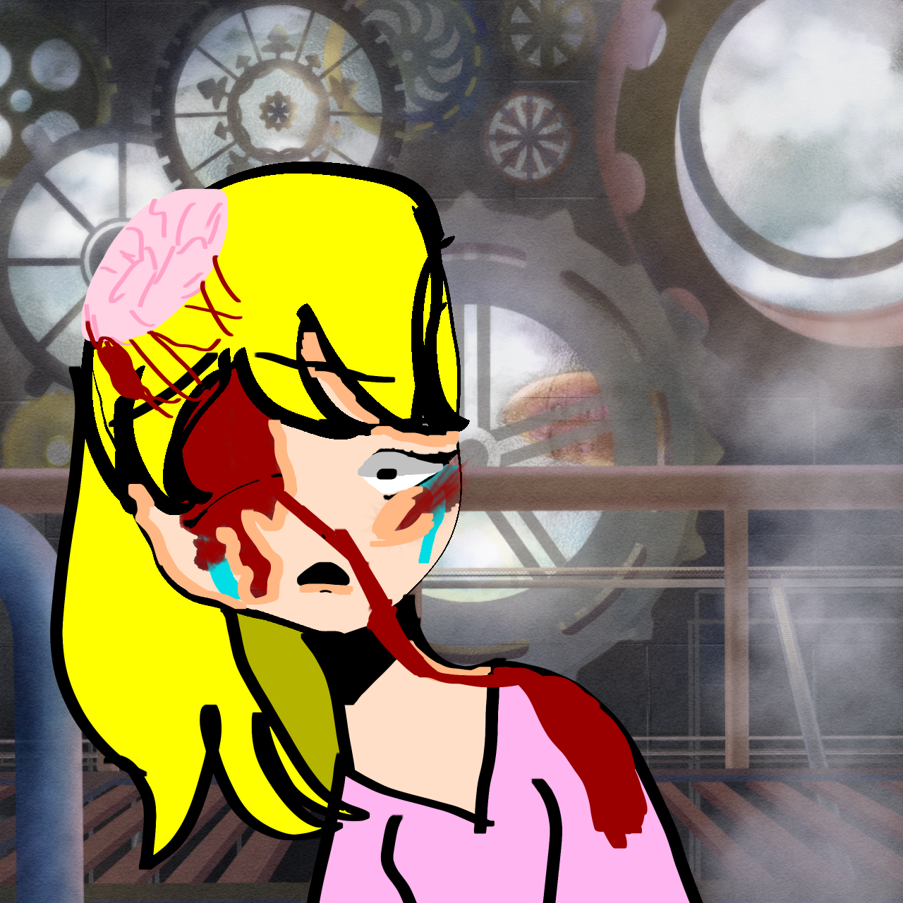 D-don't talk t-to me 😣 - ibisPaint