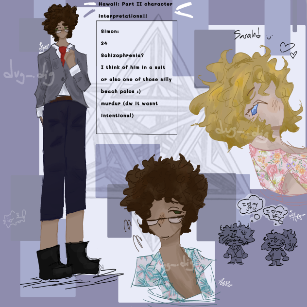 Hawaii Part II character stuff - ibisPaint