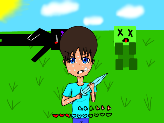 Minecra mucho Minecraft - ibisPaint