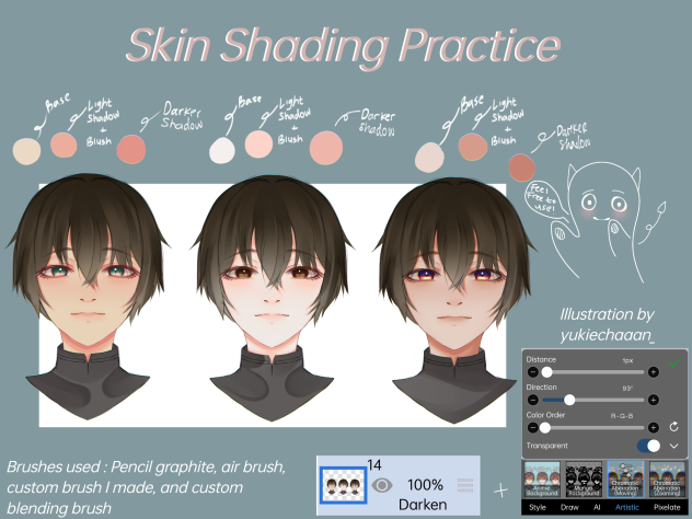 Skin Shading Practice! - ibisPaint