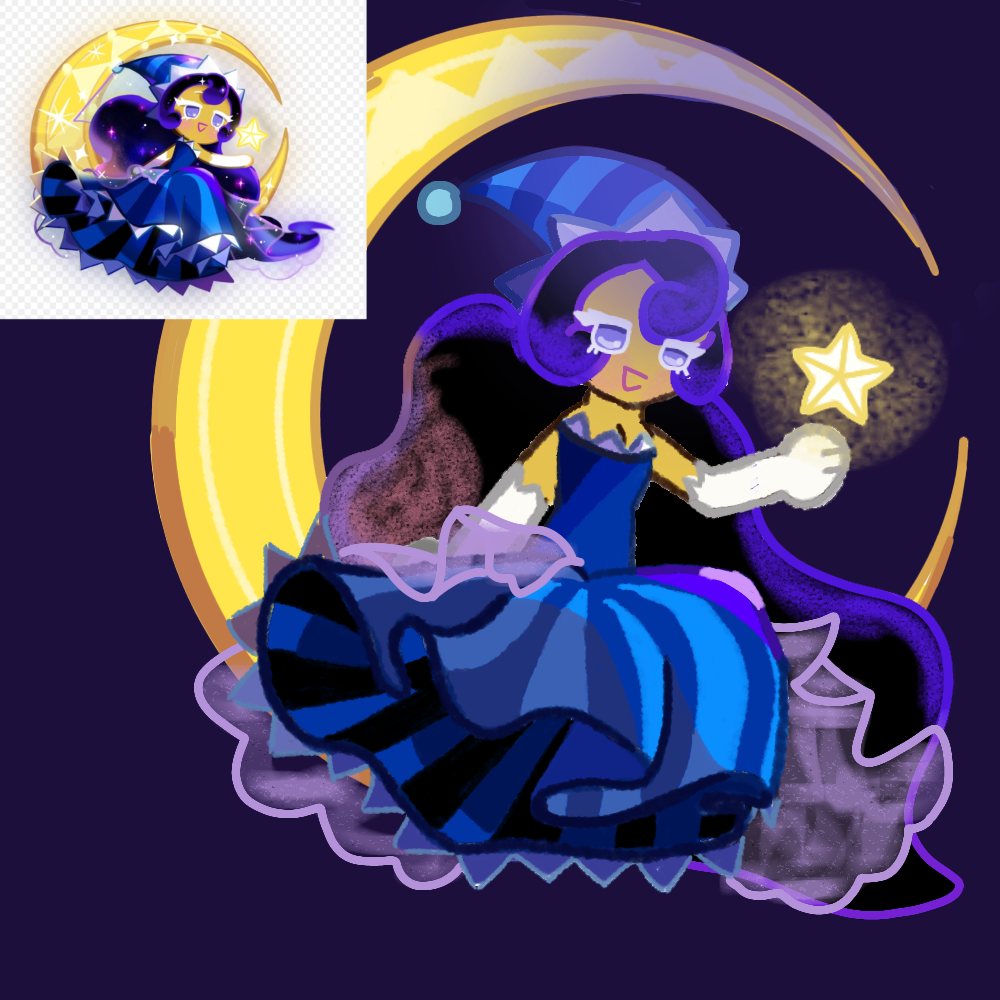 moonlight cookie - ibisPaint