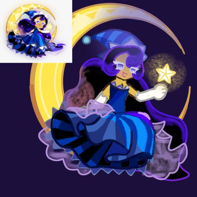 moonlight cookie - ibisPaint