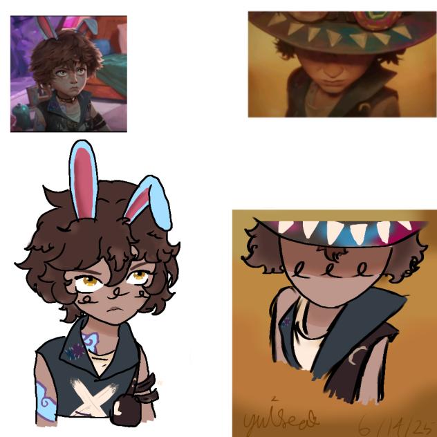 Isha scene redraws - ibisPaint