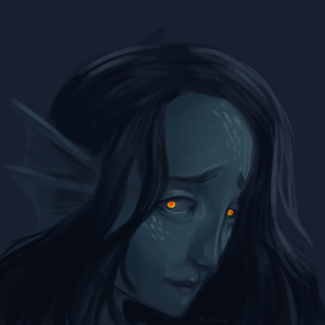 Melancholy Fish Lady🐟 - ibisPaint