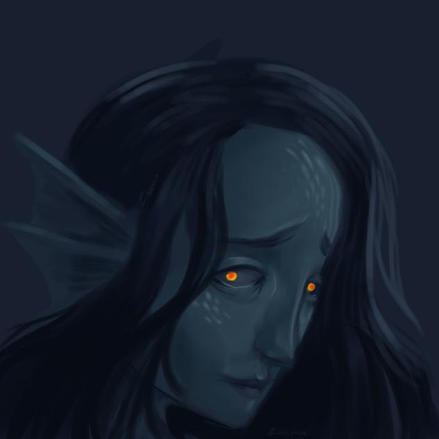 Melancholy Fish Lady🐟 - ibisPaint