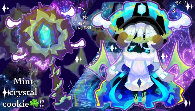 ⇒．M1NT CRY5T4L C00K1E☘️ 》【 oc 】 - ibisPaint