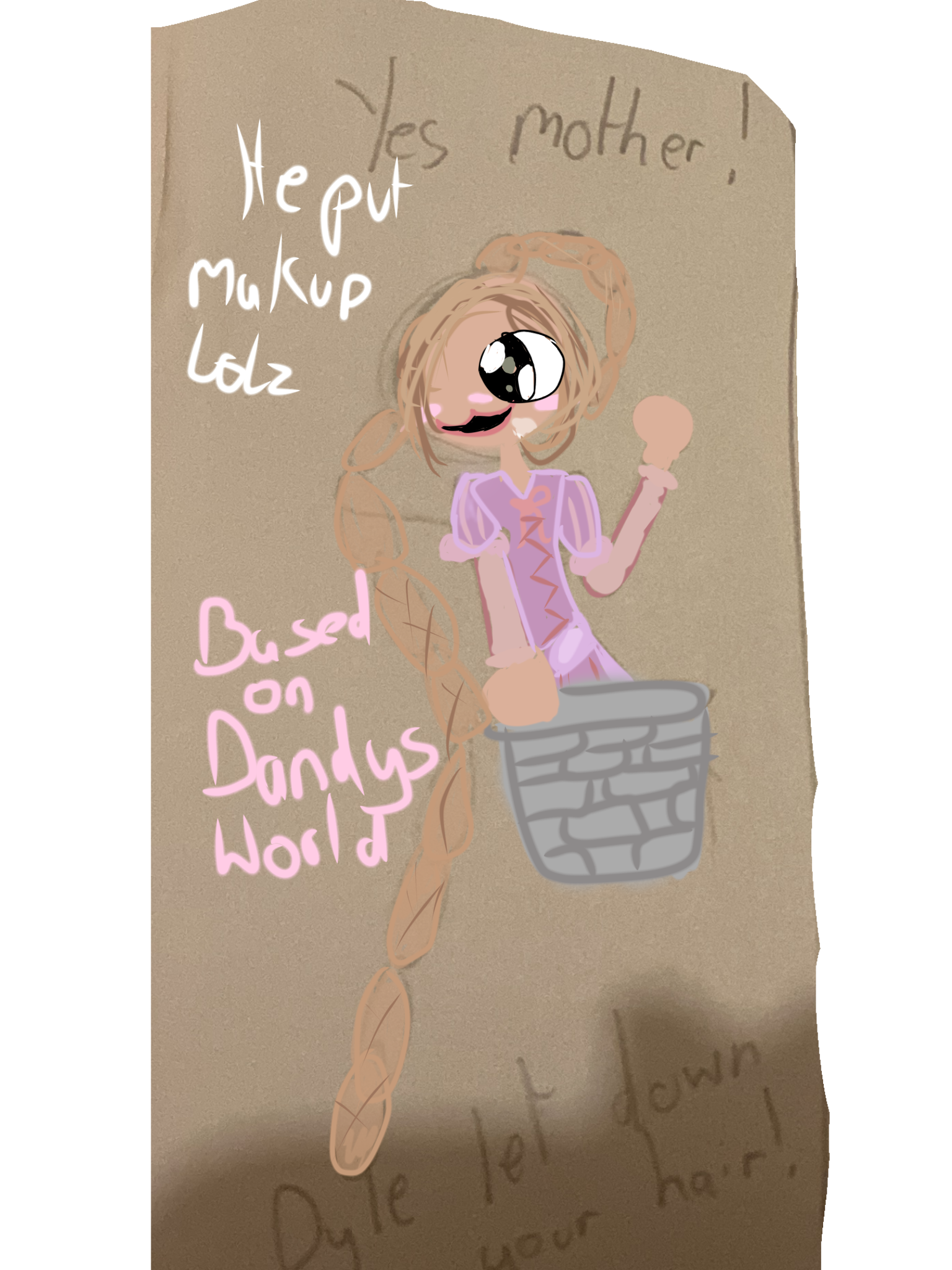 dyle x Rapunzel heheheh Dandys world - ibisPaint