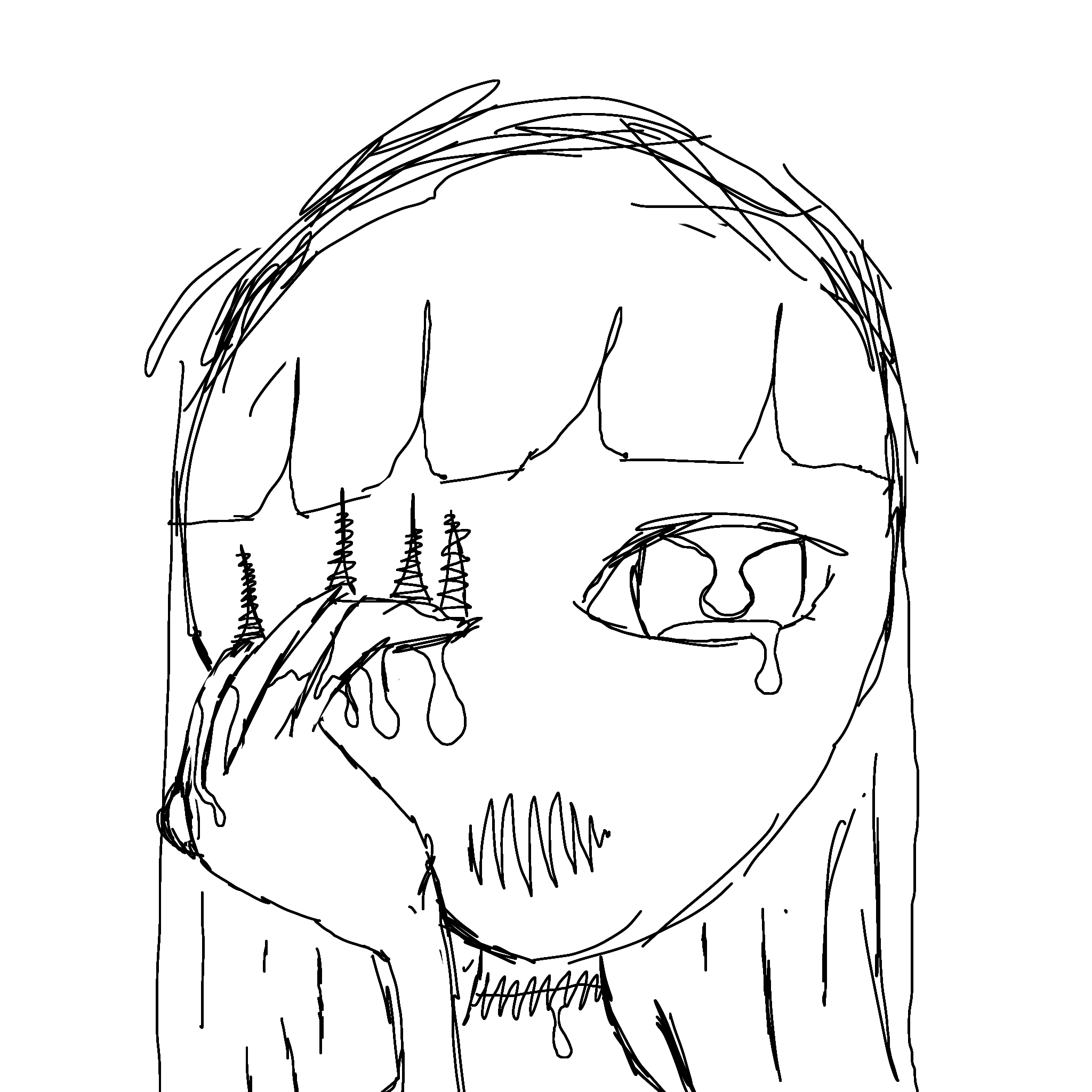 uncoloured what's wrong with me - ibisPaint
