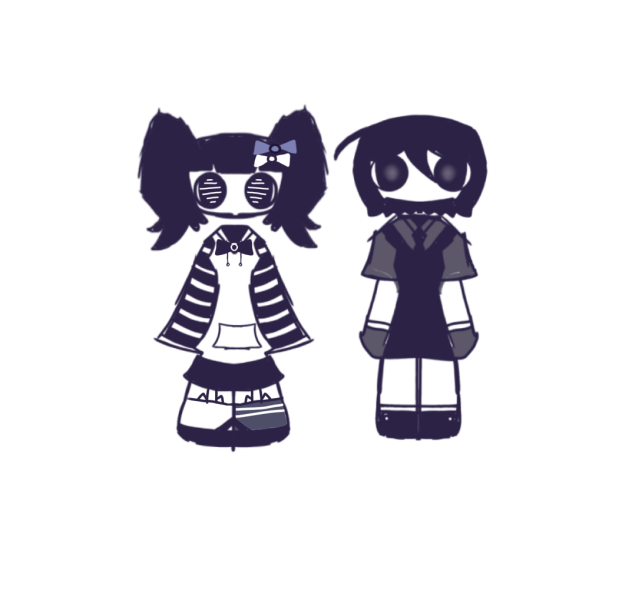 Chibi Fan art for Musashi and Eni - ibisPaint