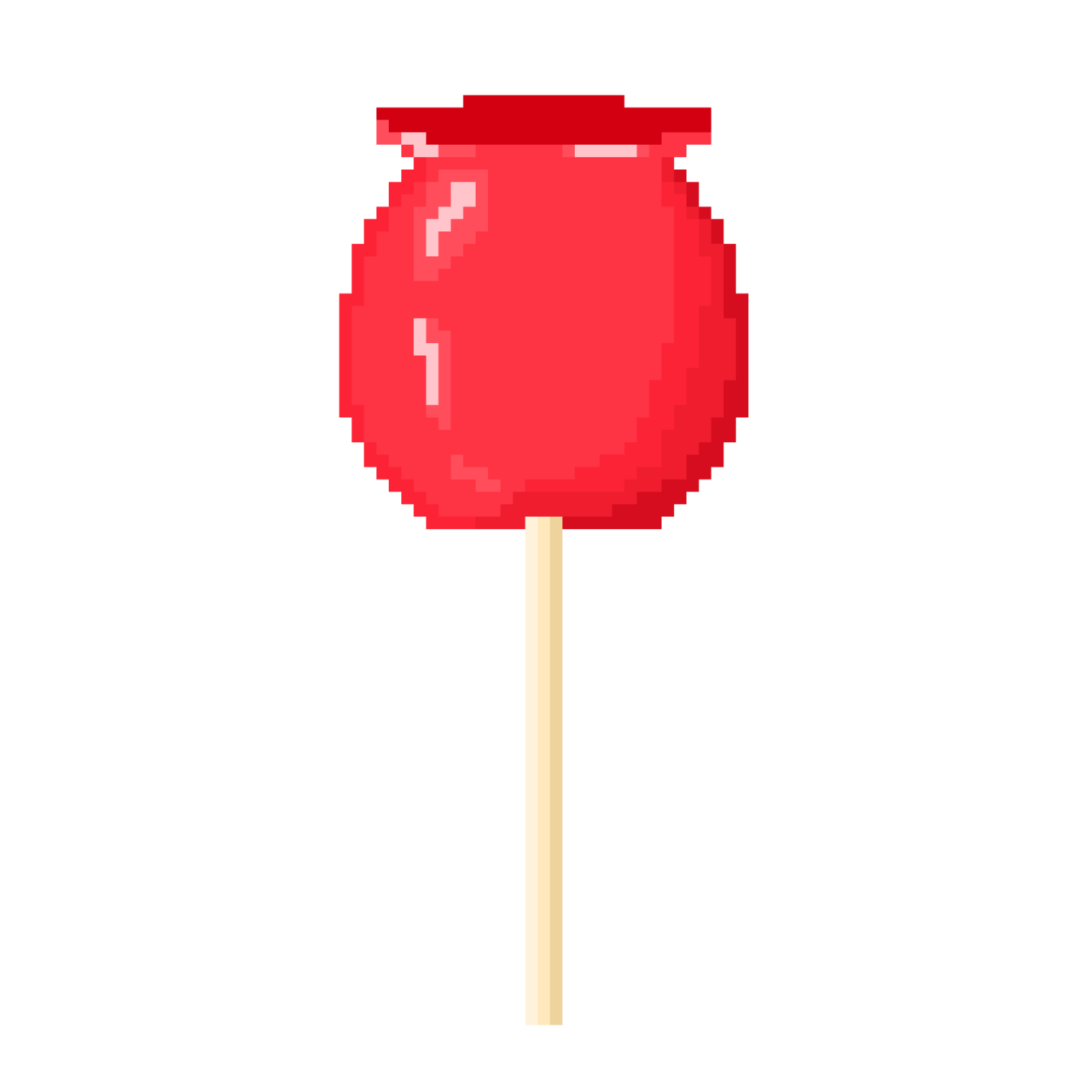 Candied apple (pixel) - ibisPaint