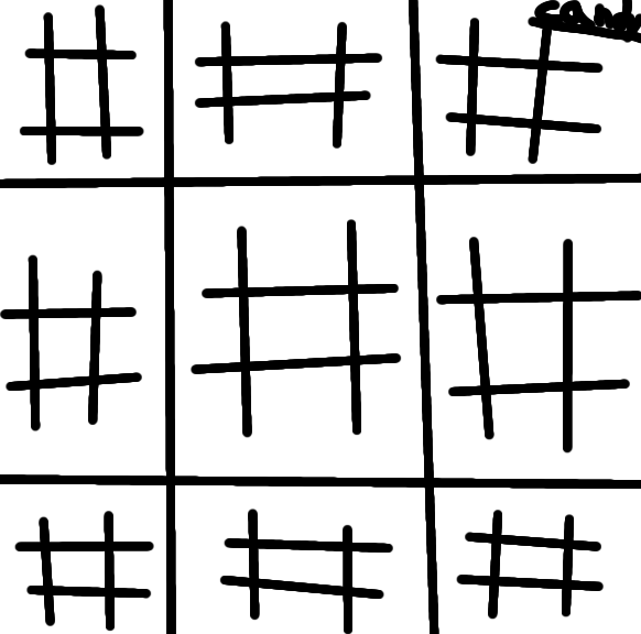 Ultimate tic tac toe - ibisPaint