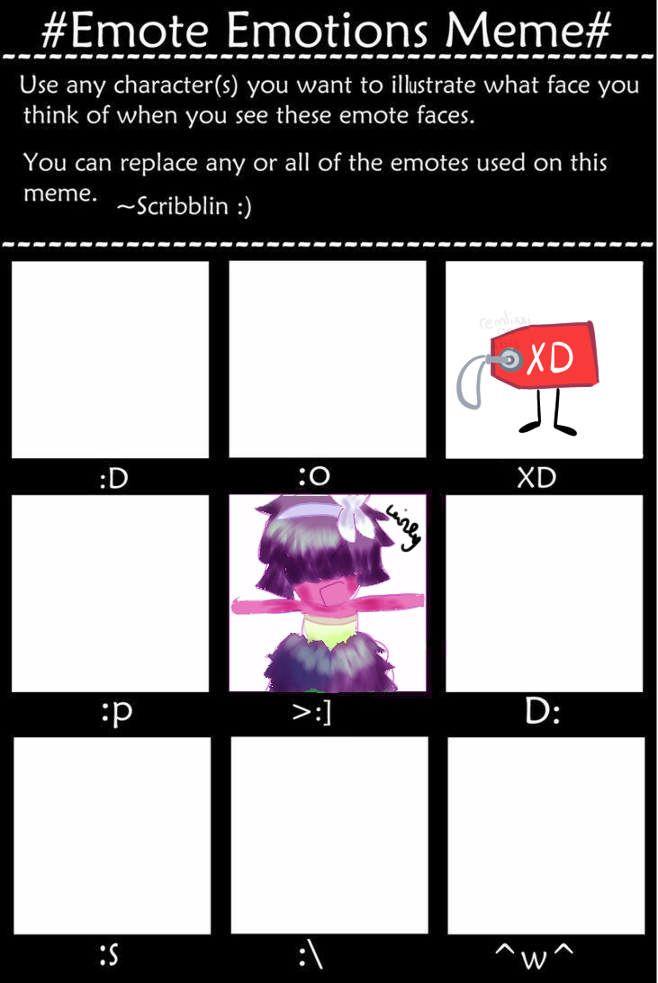emote emotions collab or meme XD - ibisPaint