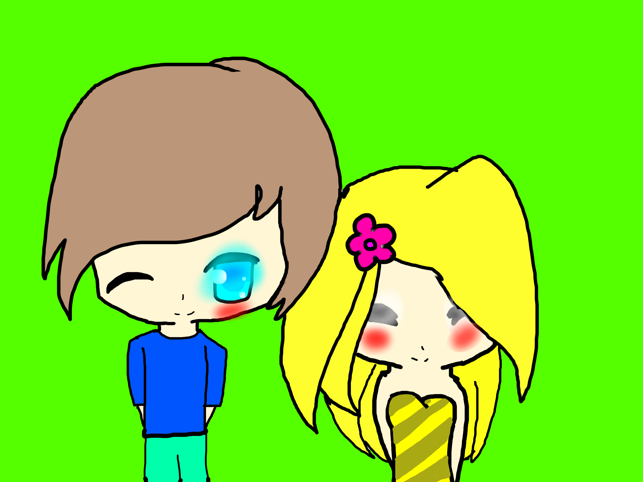 [Speedpaint] Goldie And Ryan - ibisPaint