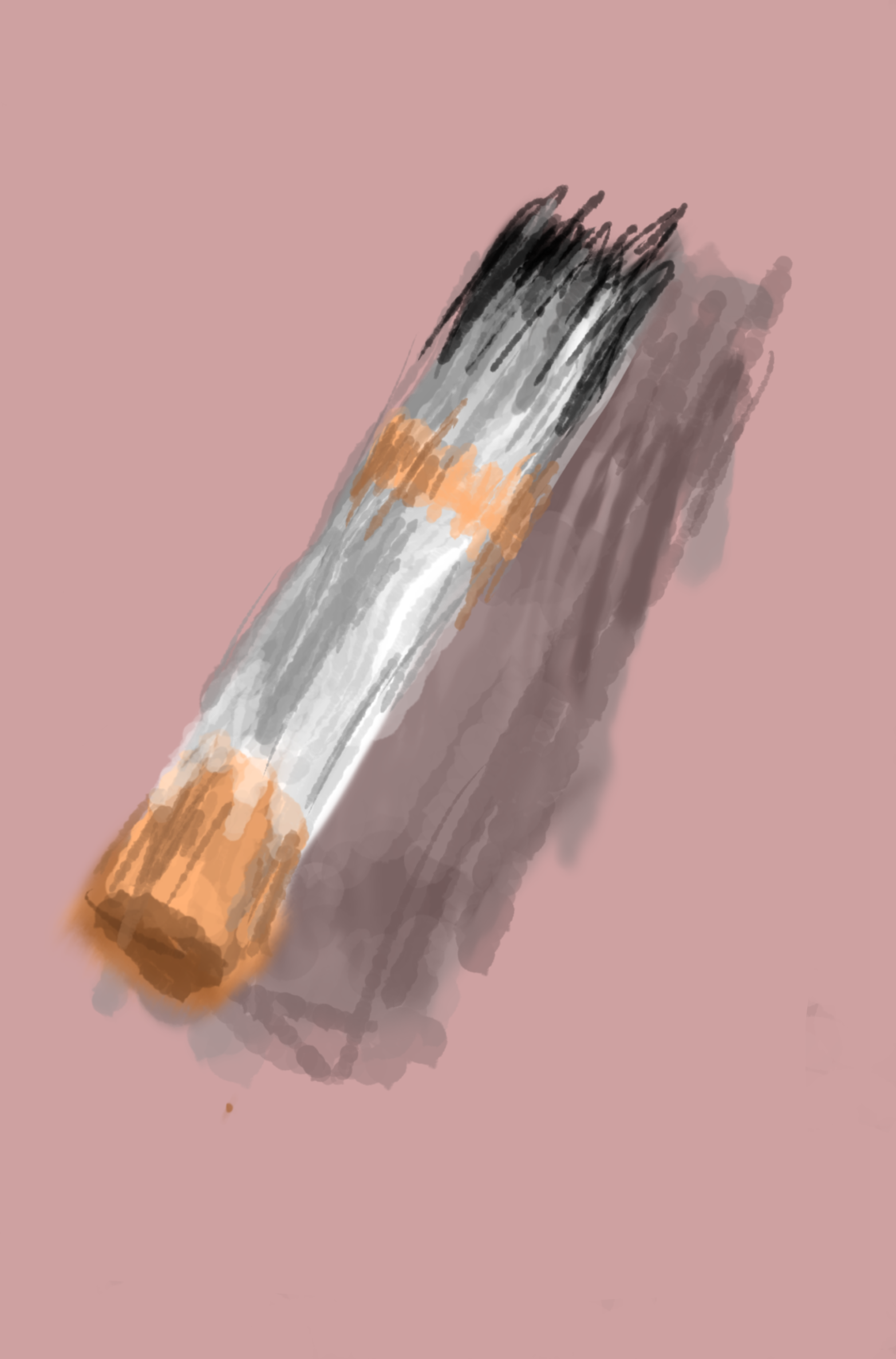 Burnt cigarette - ibisPaint