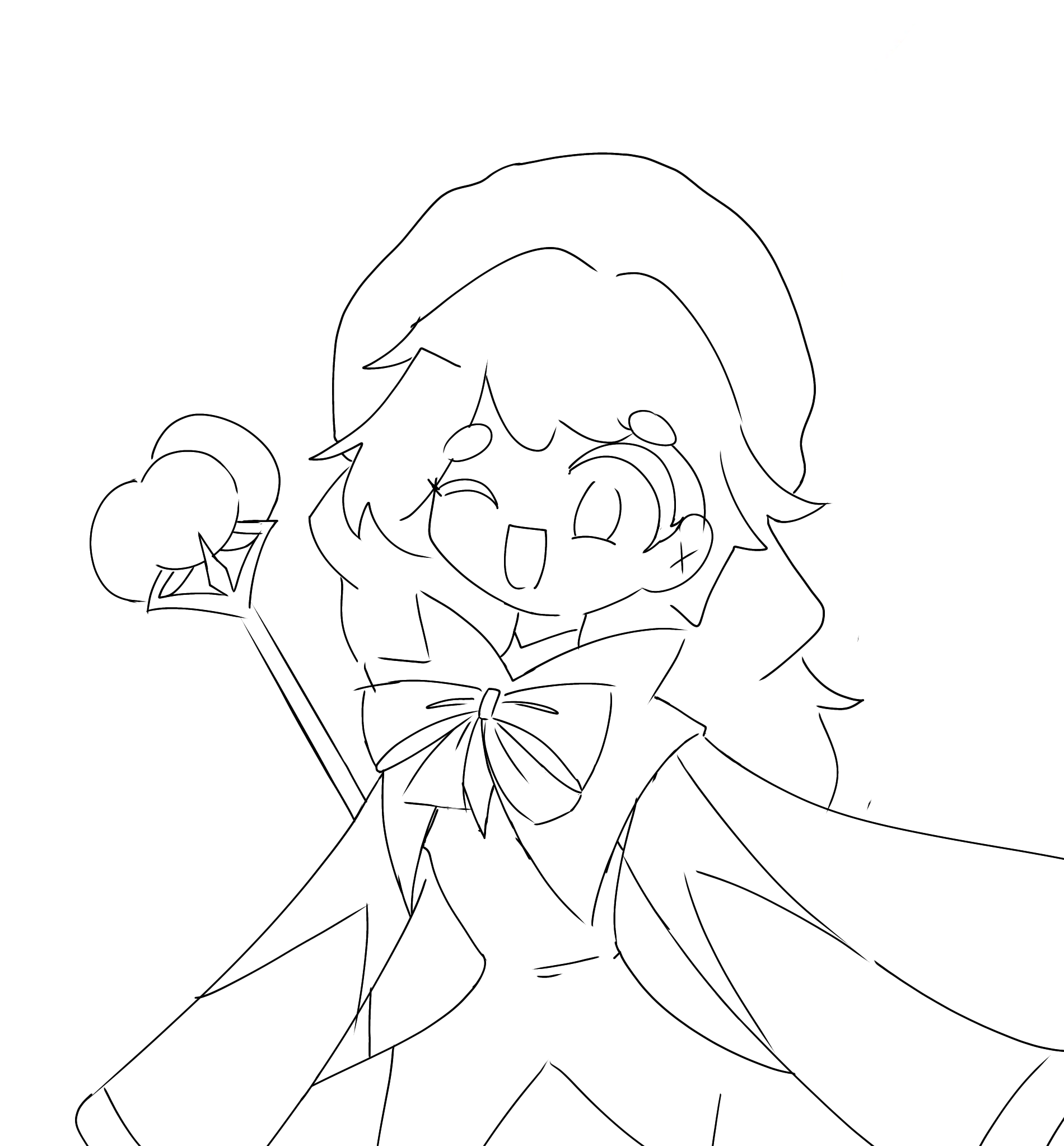 Cream puff cookie-line - ibisPaint