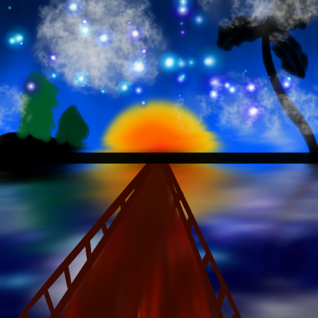 Sunset Background - ibisPaint