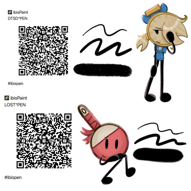 Brushes i use for my object shows! - ibisPaint