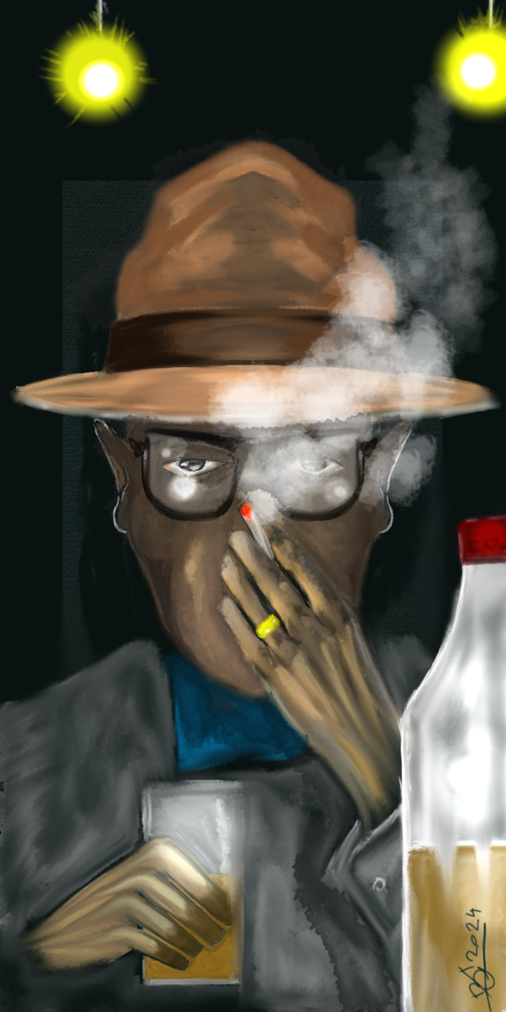 Night blues bar - ibisPaint