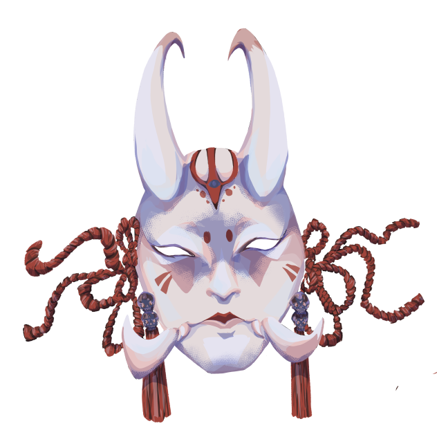 Demon mask - ibisPaint