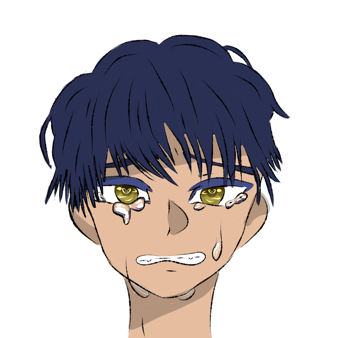 Crying boy - ibisPaint