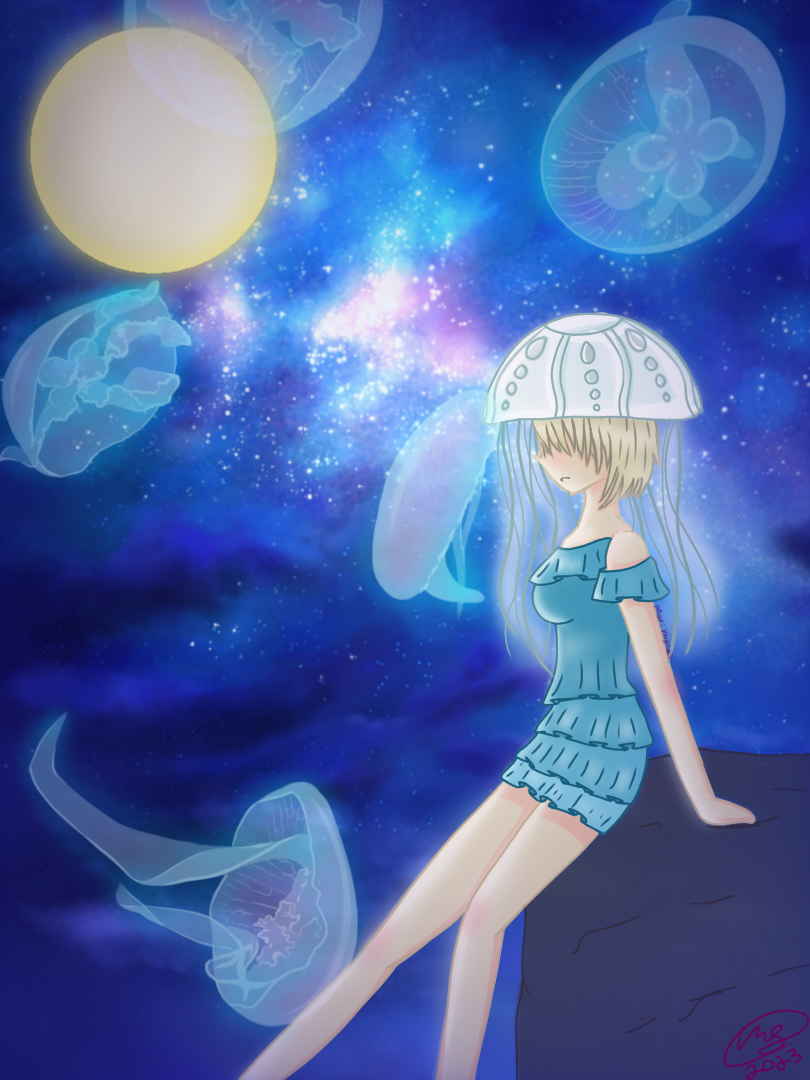 -Julie- Moon Jellyfish 🪼🌙 - ibisPaint
