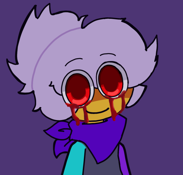 Bleeding On The Eyes (Blood warning) - ibisPaint